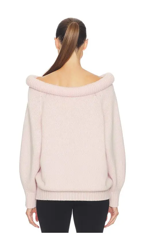 HELSA Off Shoulder Sweater - Pink