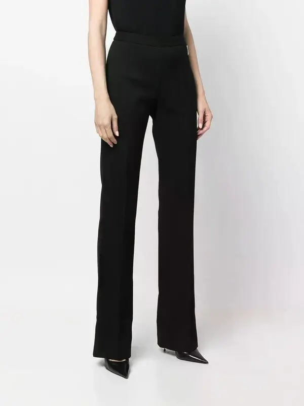 Just Cavalli Logo Plaque Flared Tailored Trousers