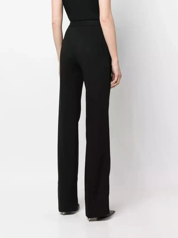 Just Cavalli Logo Plaque Flared Tailored Trousers
