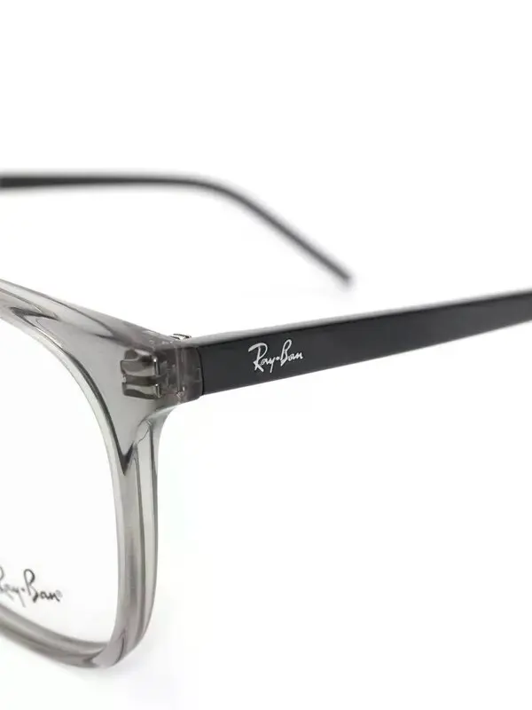 Ray-ban Transparent Square-frame Glasses