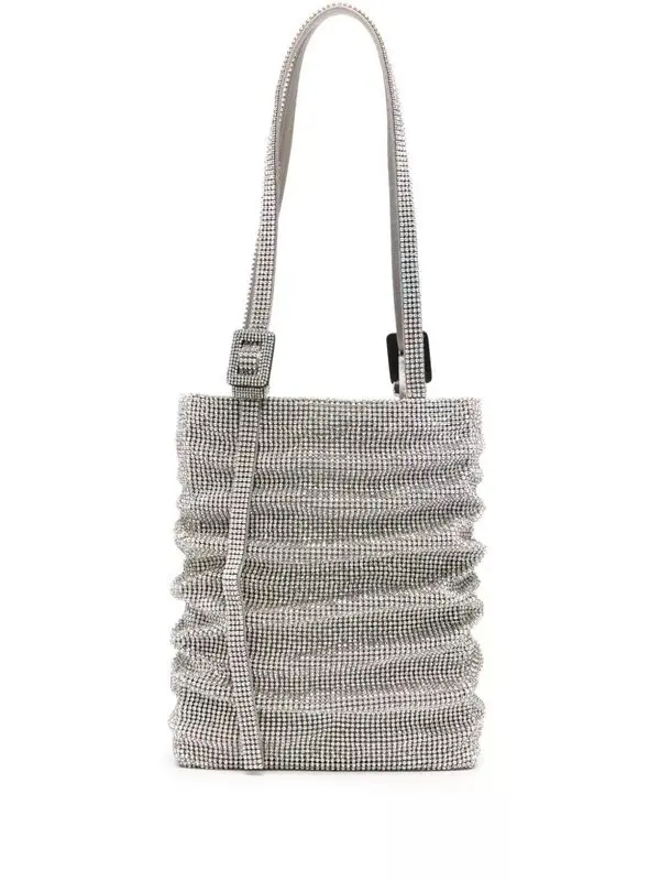 Benedetta Bruzziches Lollo La Grande" Rhinestone Tote Bag - Silver