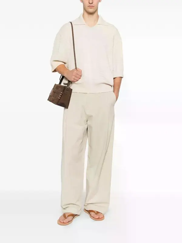 Jacquemus V-neck T-shirt
