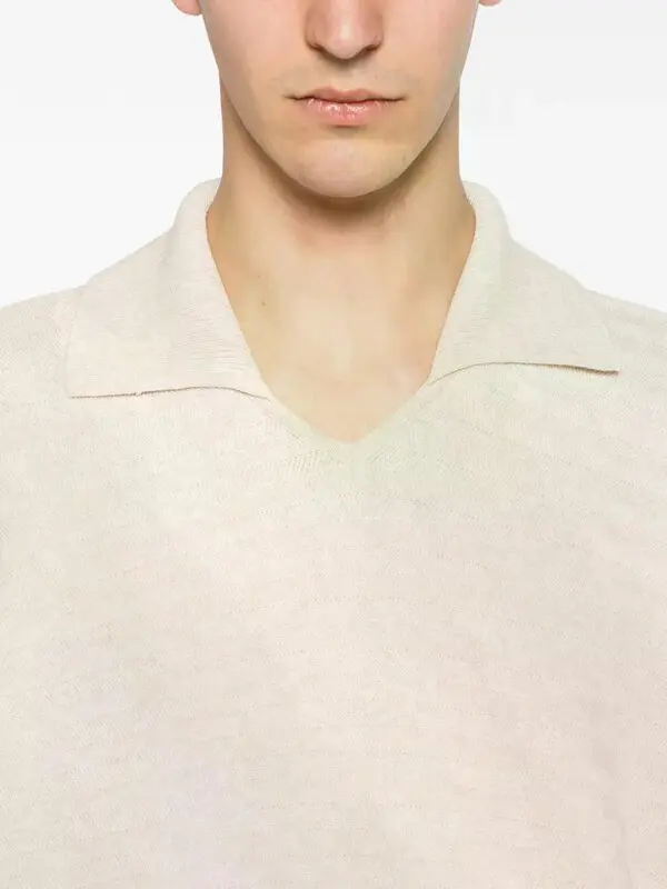 Jacquemus V-neck T-shirt