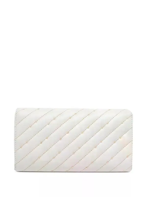 JIMMY CHOO Curve Mini Bag With Gold Tone Embellishment And Chain Strap - Neutrals