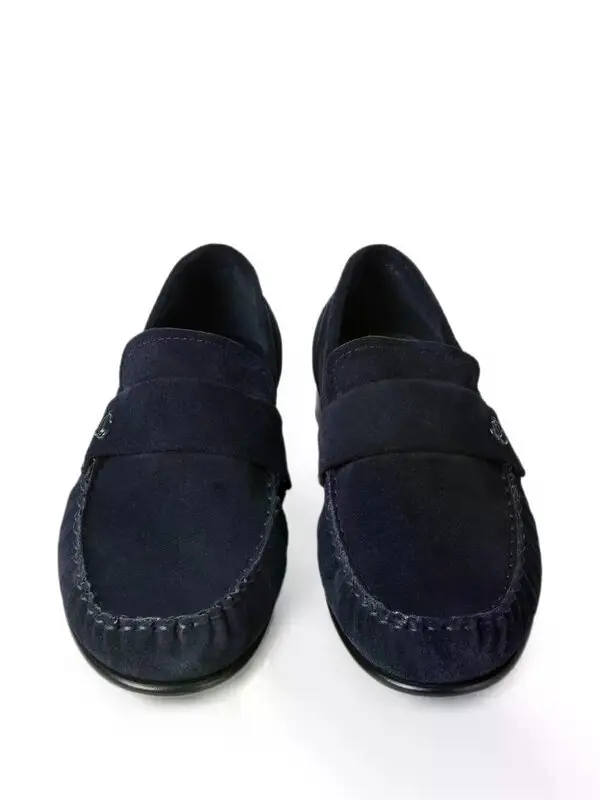 JIMMY CHOO Ellis Suede Loafers - Blue