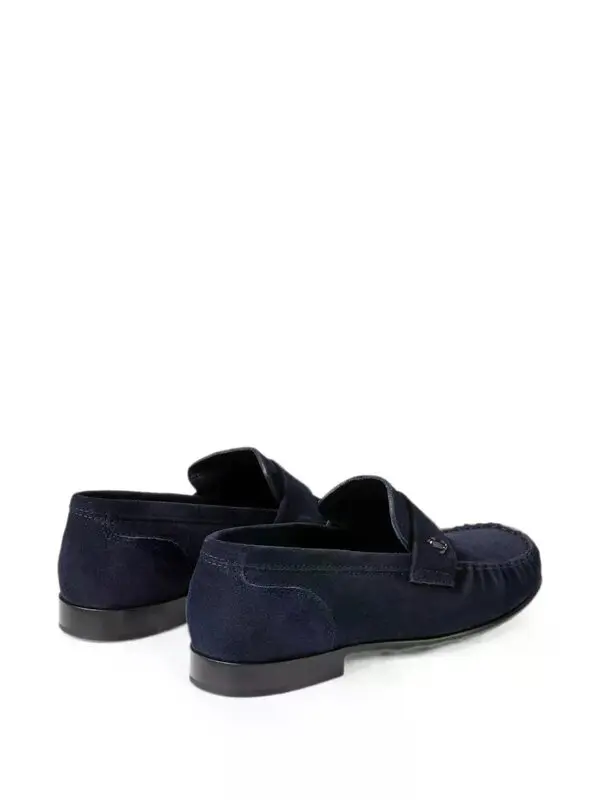 JIMMY CHOO Ellis Suede Loafers - Blue