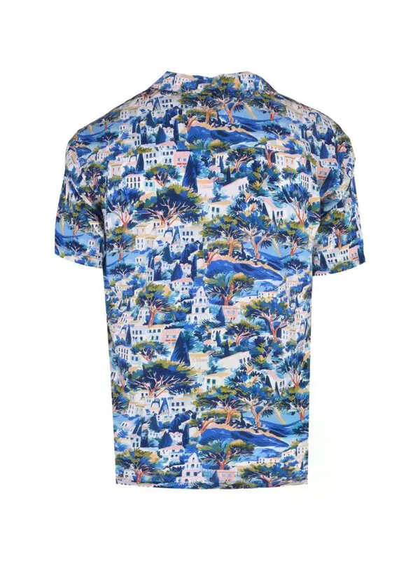 BOARDIES Ameliano Graphic-print Camp-collar Shirt