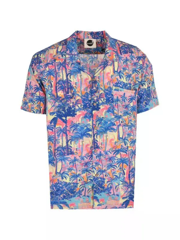 BOARDIES Havana Palm-print Shirt