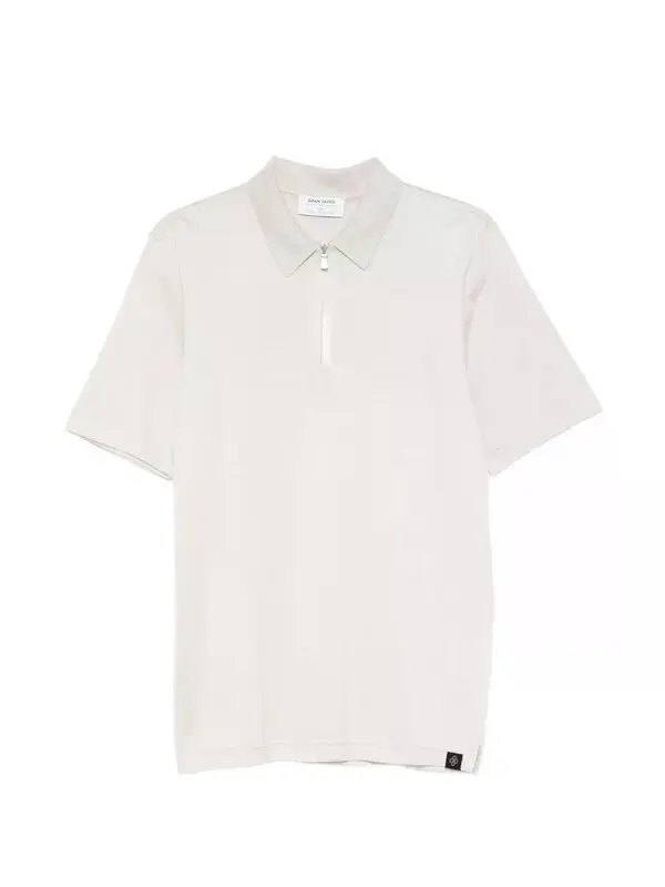 GRAN SASSO Zip-fastening Polo Shirt - Neutrals