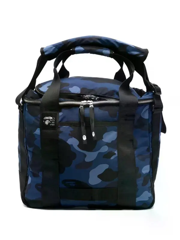A BATHING APE Camouflage Tote Bag - Black