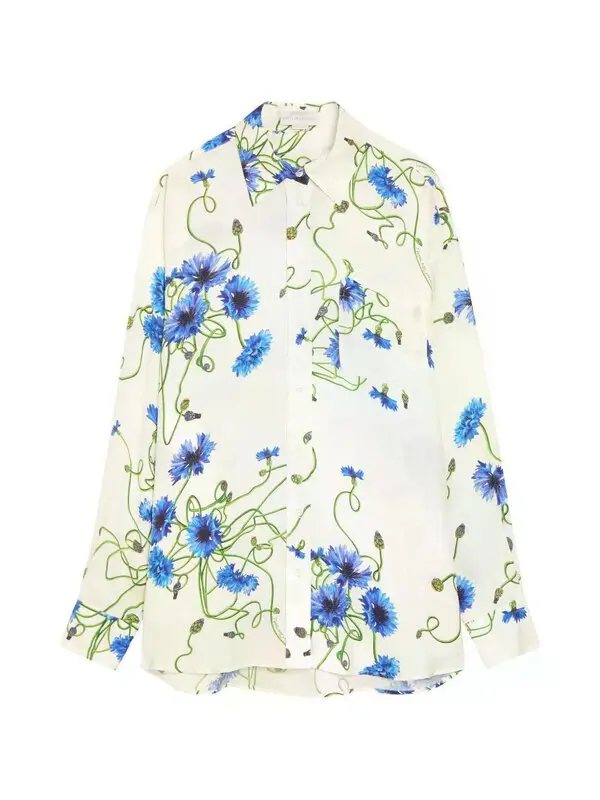 Stella McCartney Floral Print Button-up Shirt