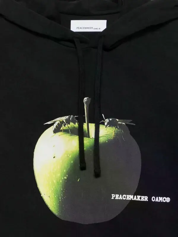 PEACEMAKER OAMC Oamc Graphic Print Drawstring Hoodie