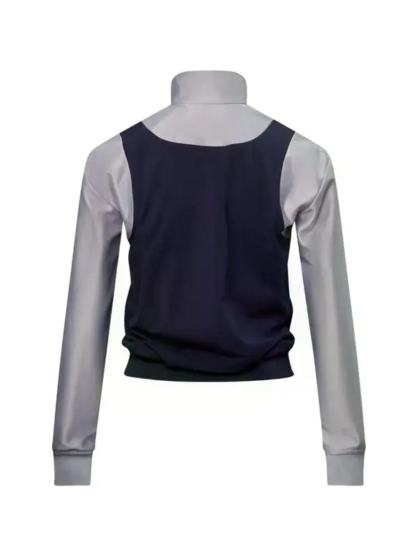 PUSHBUTTON Layered Design Zip-up Sweatshirt