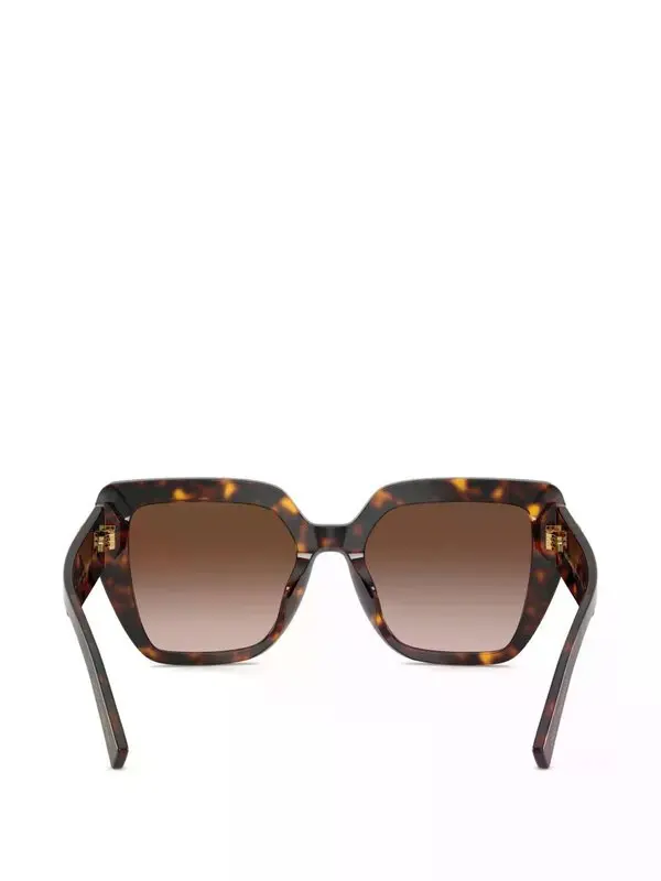 Dolce & Gabbana Tortoiseshell-effect Square-frame Sunglasses - Brown