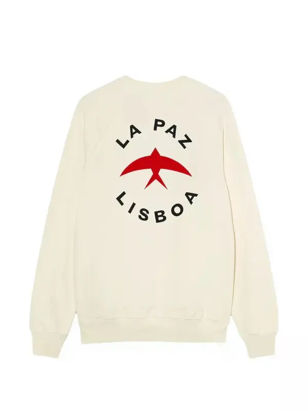 LA PAZ Graphic Print Crewneck Sweatshirt