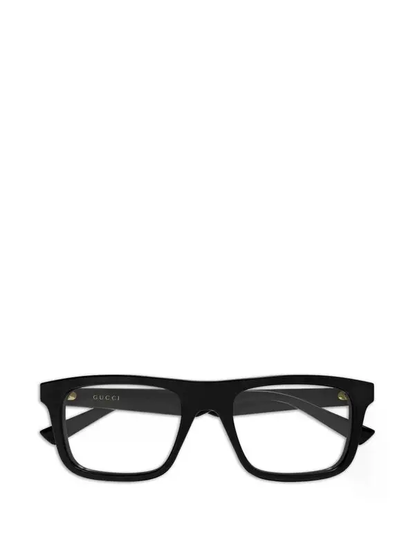 Gucci Rectangle-frame Glasses - Black