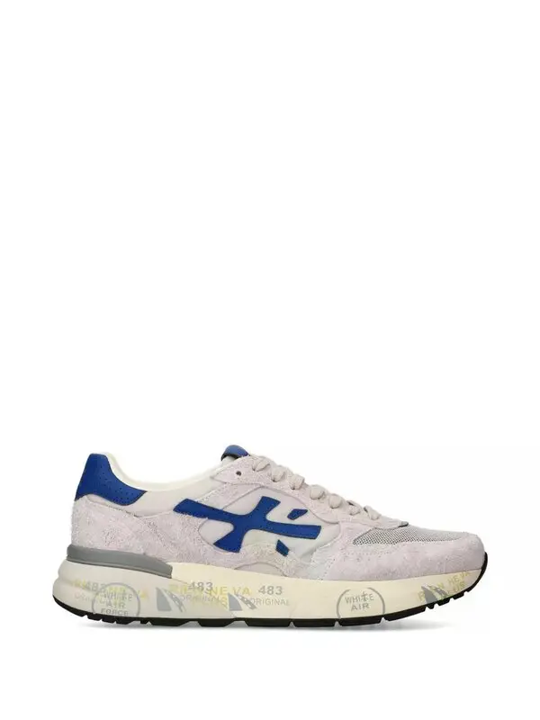 Premiata Mick Panelled Lace-up Sneakers - Neutrals