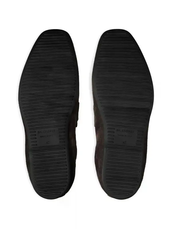 Balenciaga Palermo Suede Loafers - Brown