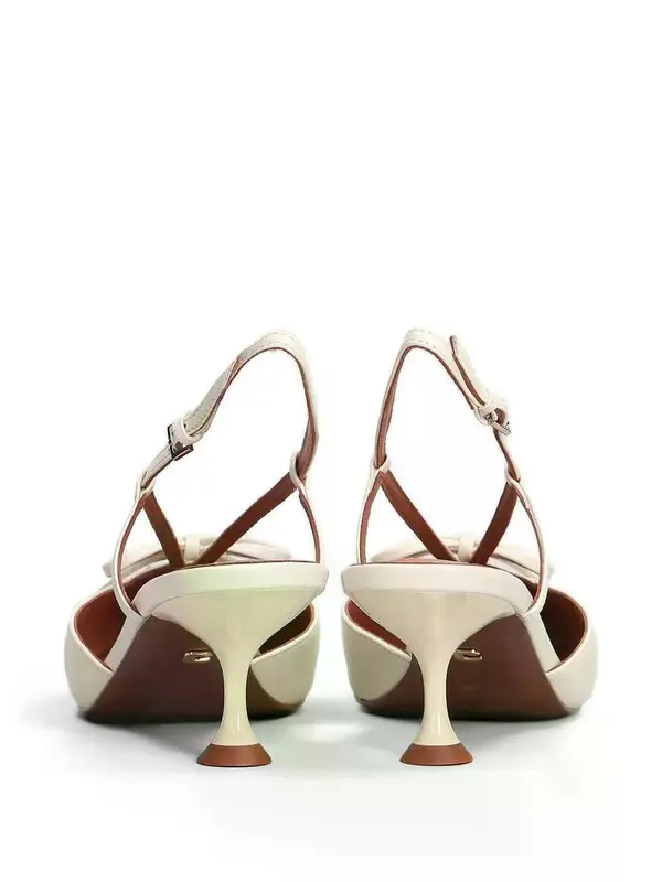 Lola Cruz Audrey Bow-detail Slingback Pumps
