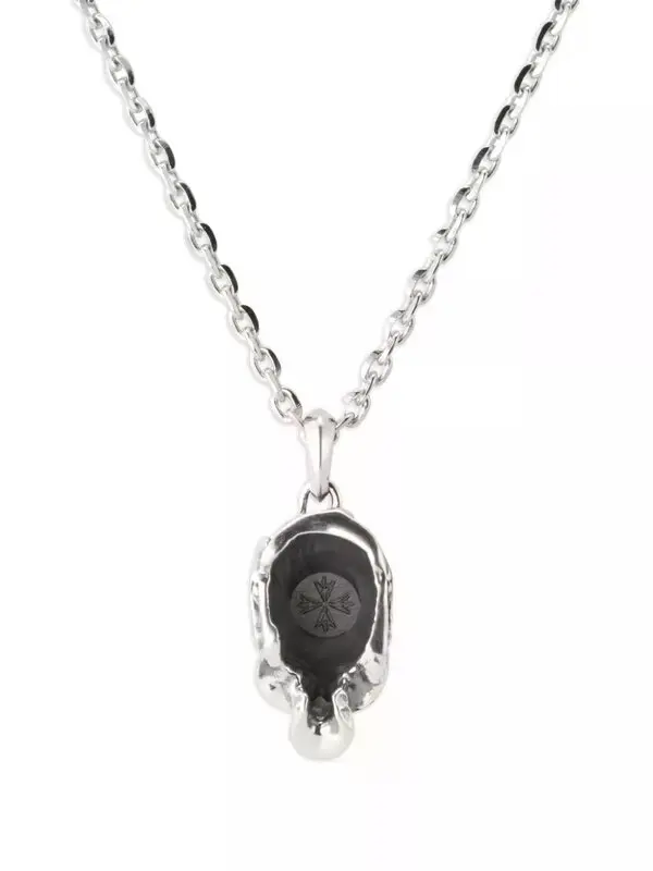 Emanuele Bicocchi Sterling Skull Necklace