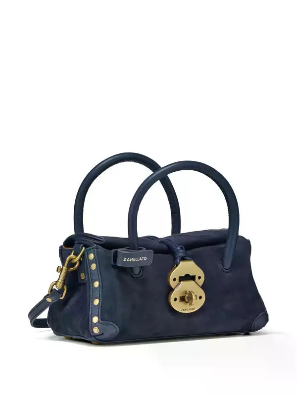 ZANELLATO Baby Dotta® Stud-embellished Tote Bag - Blue