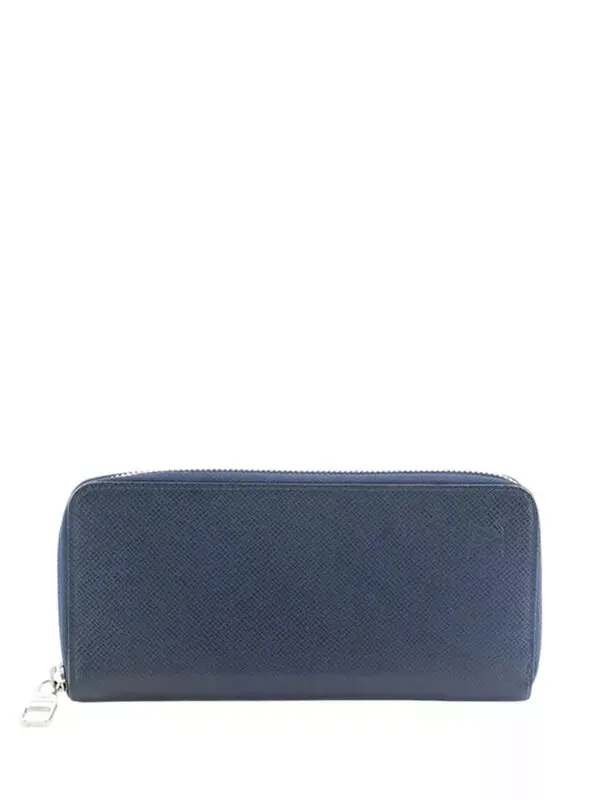 LOUIS VUITTON 2015 Taiga Zippy Vertical Wallet Long Wallets