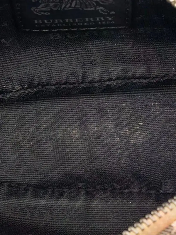 Burberry Nova Check Coated Canvas Pouch