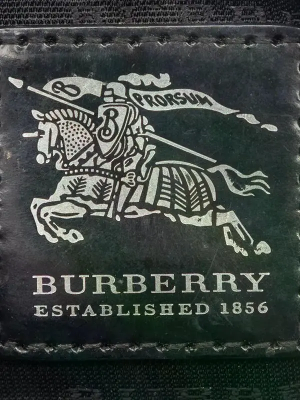 Burberry Nova Check Coated Canvas Pouch