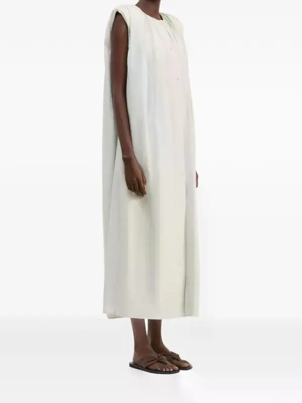 Loulou De Saison Sleeveless Gathered Midi Dress
