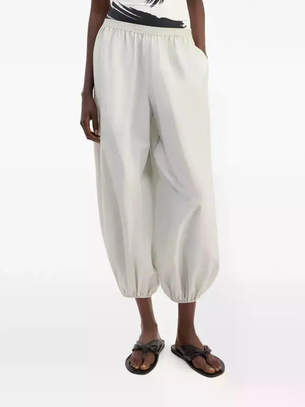 Loulou De Saison Gathered Trousers - Neutrals