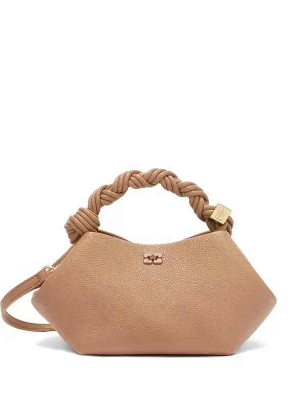GANNI Small Bou Tote Bag - Brown