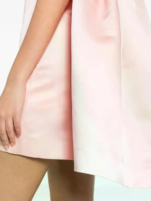 Givenchy Sliced A-line Mini Cape Dress - Pink