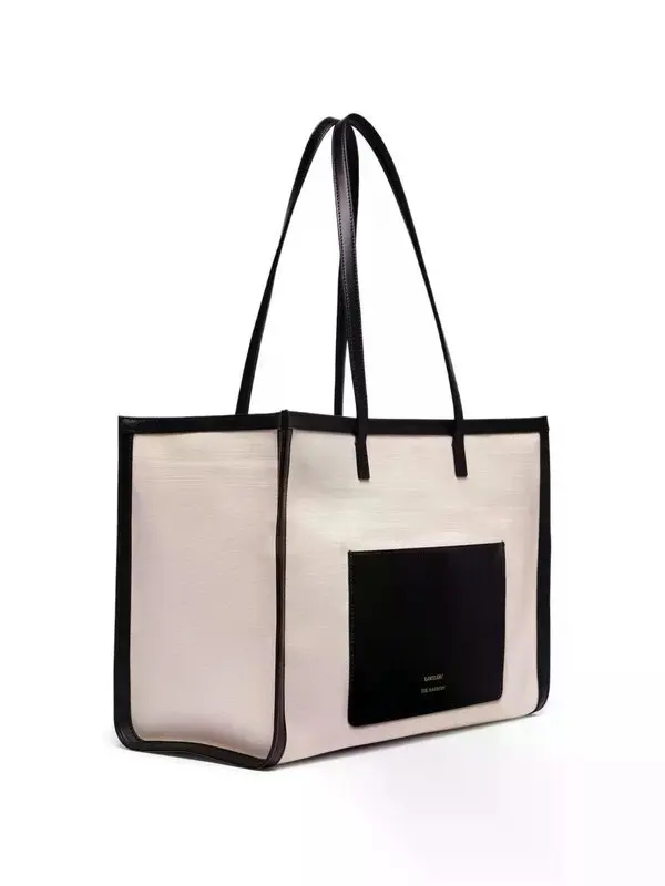 Loulou De Saison Leather Trim Patch Pocket Shoulder Bag