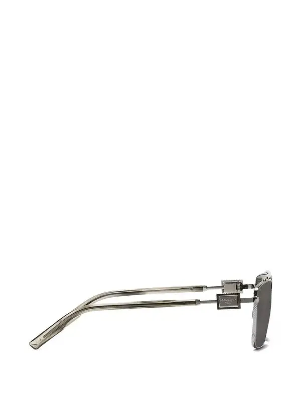 Dolce & Gabbana Metal Plaque Sunglasses - Silver