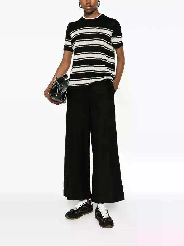 Max Mara Textured Wide-leg Trousers