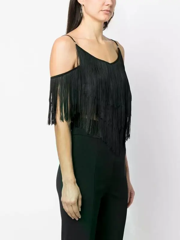 Pinko Giappone Fringe-embellishment Blouse