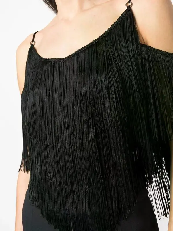 Pinko Giappone Fringe-embellishment Blouse