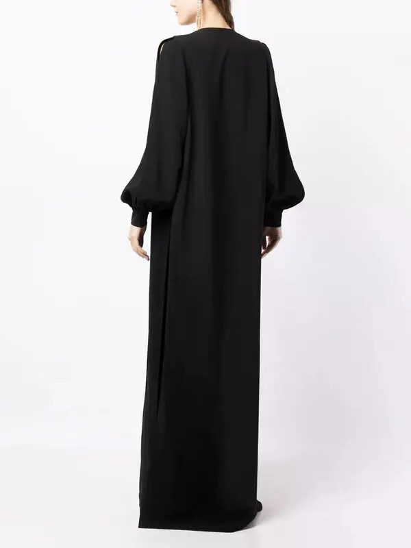 Elie Saab Embellished Jumpsuit With Cape Detail
