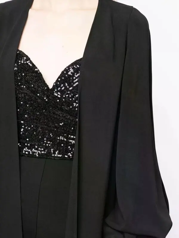 Elie Saab Embellished Jumpsuit With Cape Detail