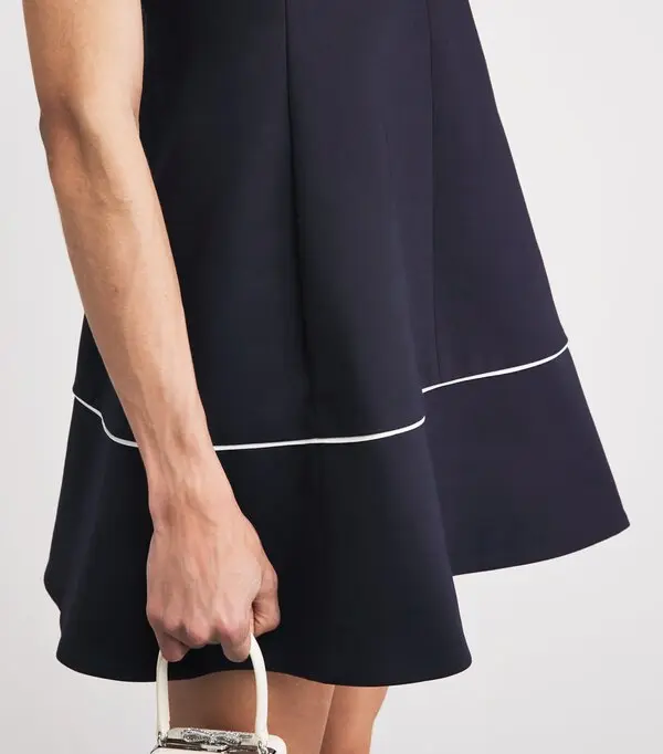 Maje Embellished Peter Pan Collar Mini Dress