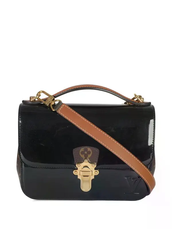 LOUIS VUITTON Monogram Cherrywood Bb Handbag - Black