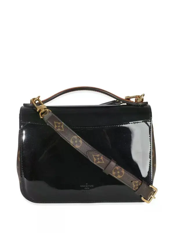 LOUIS VUITTON Monogram Cherrywood Bb Handbag - Black