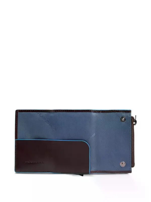 PIQUADRO Pop-up Zipped Wallet - Brown