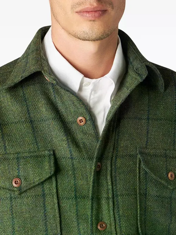 FORTELA Checked Buttoned Overshirt