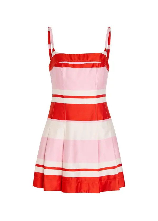 Simkhai Nelly Striped Woven Mini Dress - Multicoloured