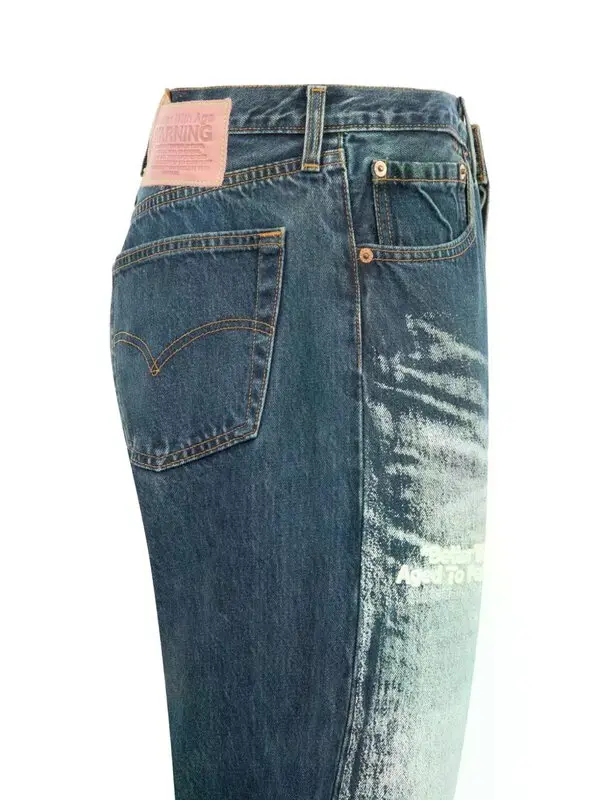 BETTER WITH AGE Bleached Effect Jeans