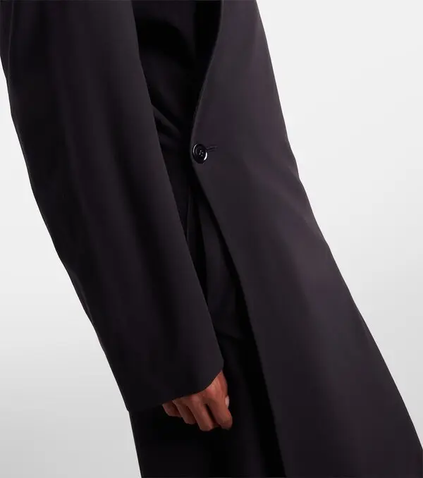 LEMAIRE Wool Crepe Wrap Coat