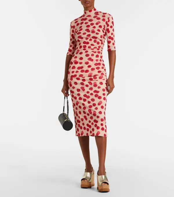 Stella McCartney Printed Mesh T-shirt - Pink