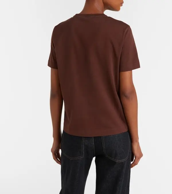 Brunello Cucinelli Monili Cotton Jersey T-shirt