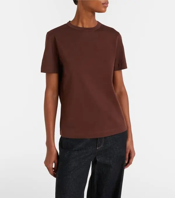 Brunello Cucinelli Monili Cotton Jersey T-shirt